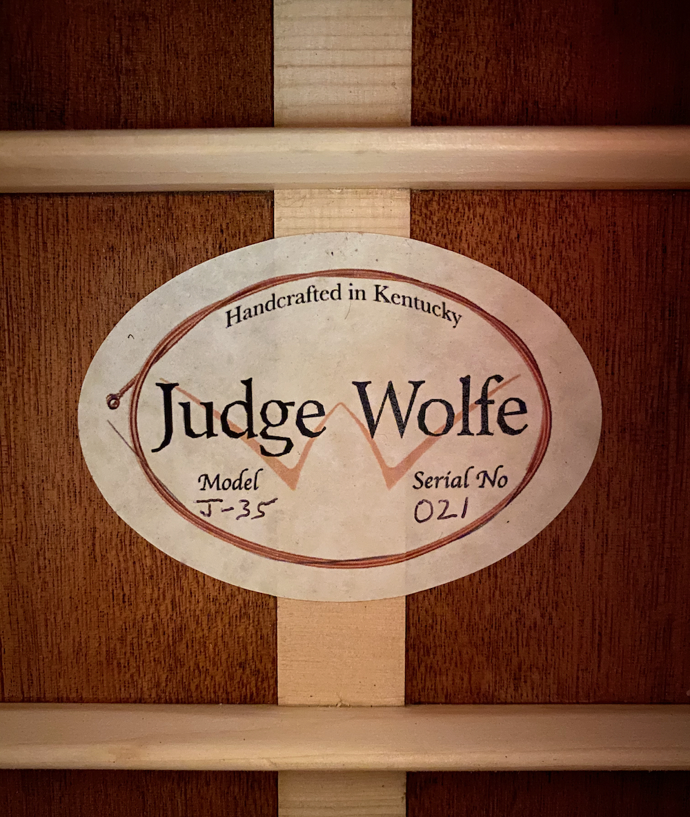 Judge Wolfe J-35 bracing – Todd's place, entirely random, or not…